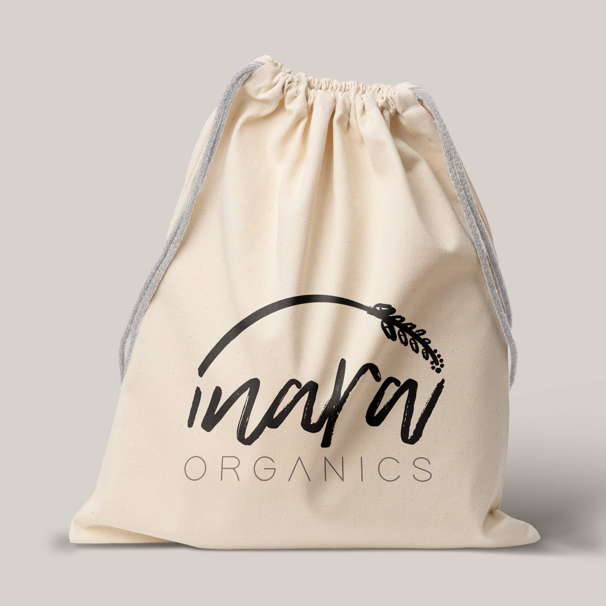 Limited Edition Drawstring Bag – Inara Organics